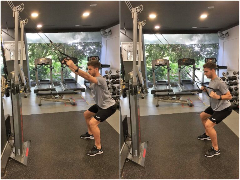 Remo alto en polea - Balance Sport Clinic